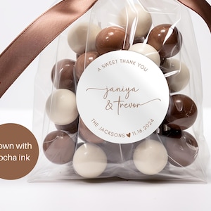 Personalized Wedding Favor Stickers for Bags, Hotel Welcome Bags ...