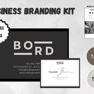 Branding Kit Template | Business Branding Kit | Editable Business Brand ...