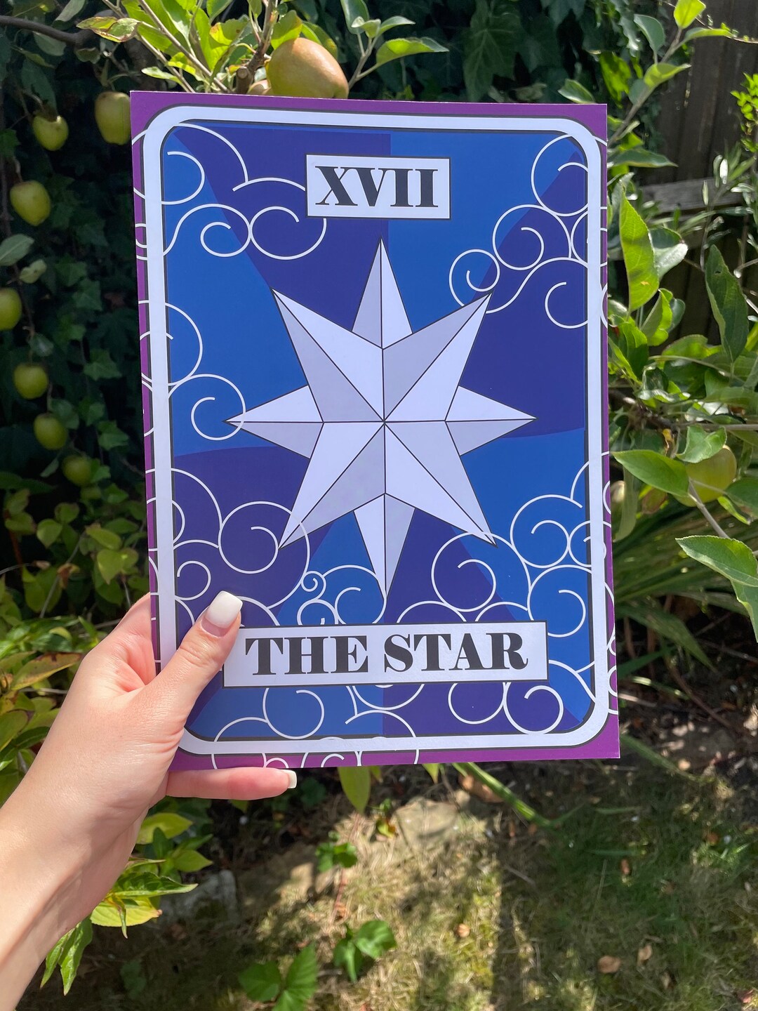 Wall Art the Star Tarot Card | Study Wall Art | Home Decor | Cute Wall ...