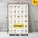 Alphabet Learning Bundle Bilingual Englishpanish Printable 26 Stickers ...