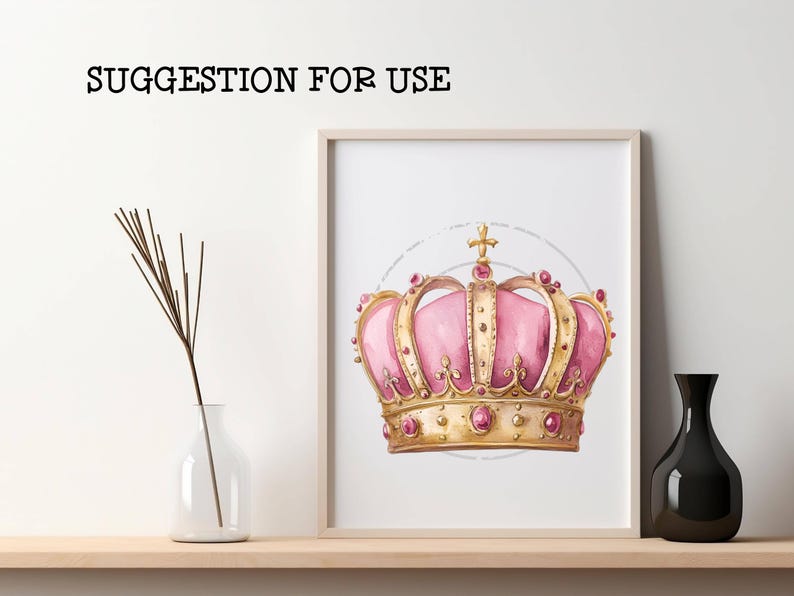 Rose Gold Crown Clipart: Queen, Princess, Royalty PNG (digital Download ...