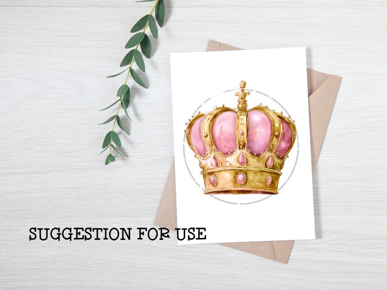 Rose Gold Crown Clipart: Queen, Princess, Royalty PNG (digital Download ...