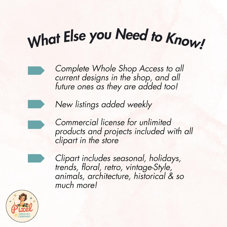 Whole Shop Clipart Lifetime All-access Pass: 10000+ PNG Graphics ...