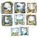 Window Views Watercolor Clipart Graphics, Lovely Views Through Open ...