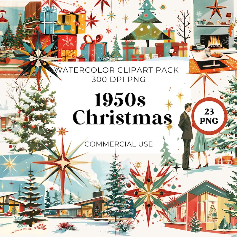 1950s Christmas - Etsy