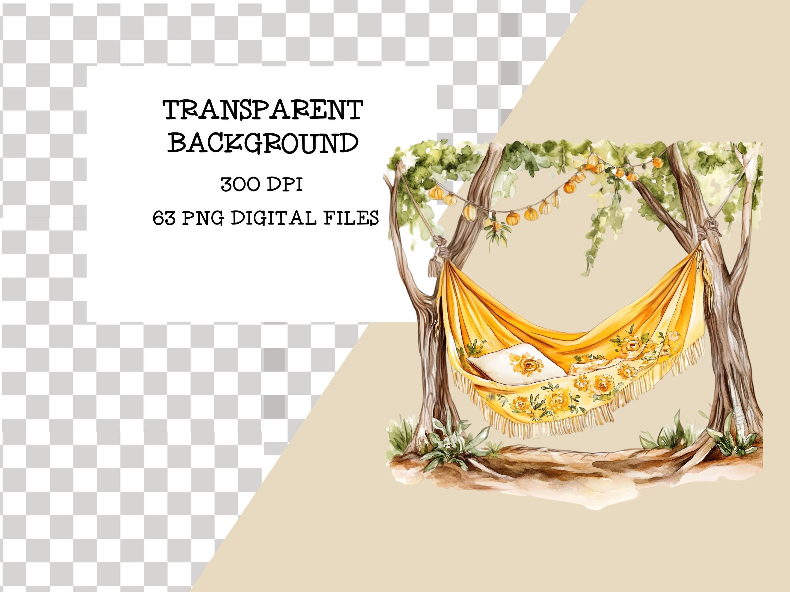 Boho Summer Camping Clipart Floral Yellow Camp Graphics Women Yellow ...