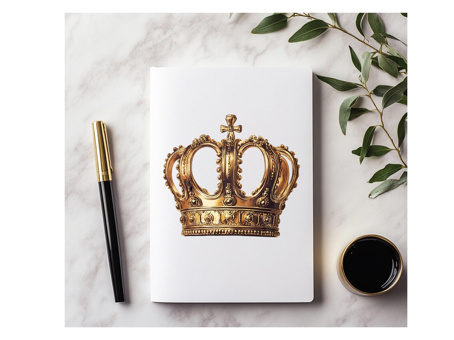 Vintage Gold Crowns Clipart: Commercial Use Graphics (PNG, PDF Download ...