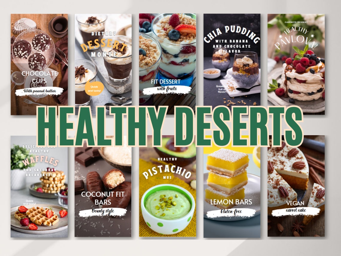 New 100 Recipes & Nutrition Reels Bundle Canva Templates for Healthy ...