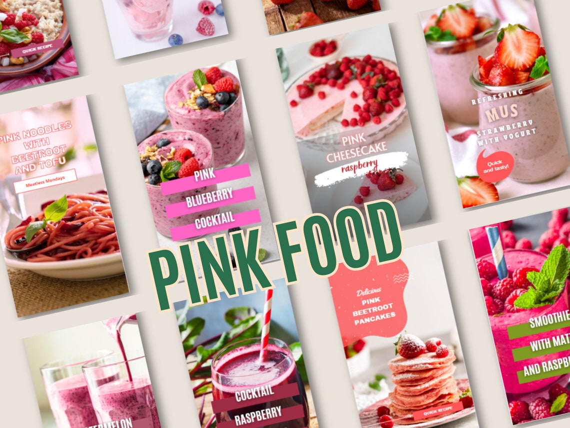 New 100 Recipes & Nutrition Reels Bundle Canva Templates for Healthy ...