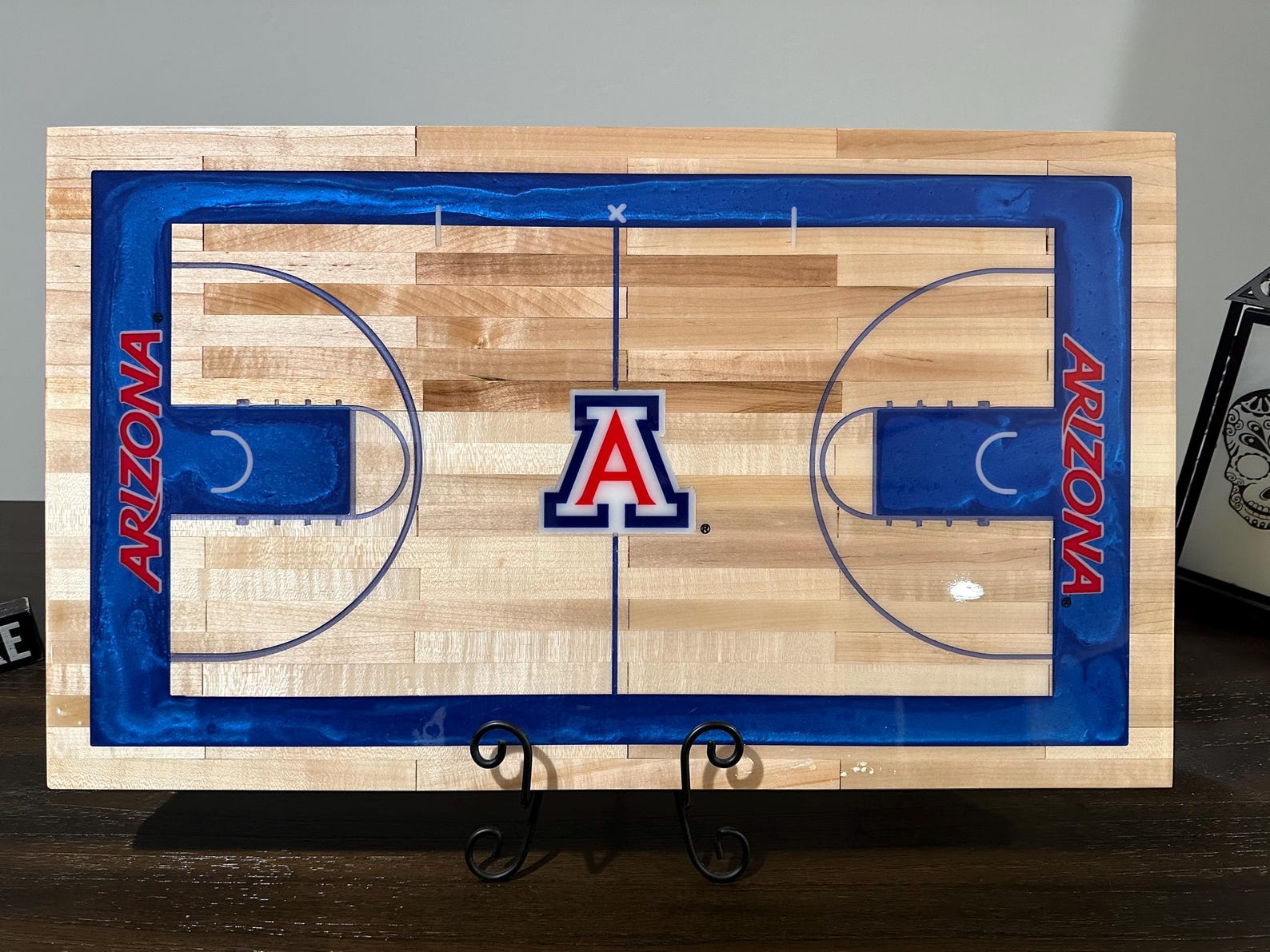 Custom Basketball Court Replica Plaque - Etsy