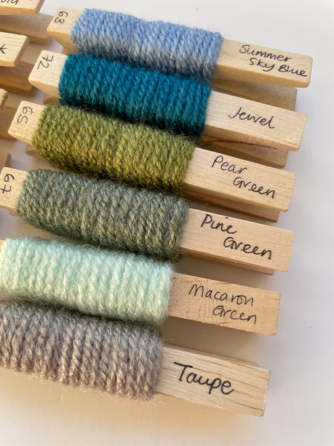 Yarn Pegs Paintbox Yarns Simply DK Top-up Set of 15 - Etsy