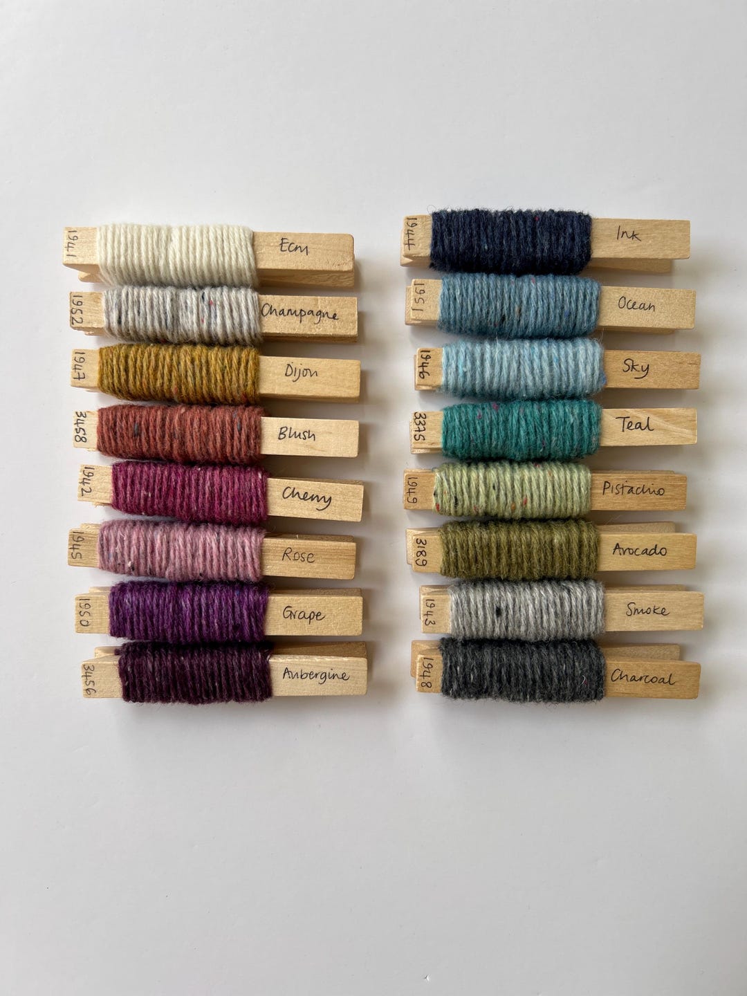 Set of 16 Stylecraft Recreate Yarn Pegs - Etsy