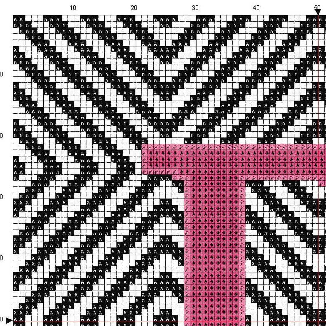 Letter B, Cross Stitch Alphabet Pattern, Green, Monogram, Modern Decor ...
