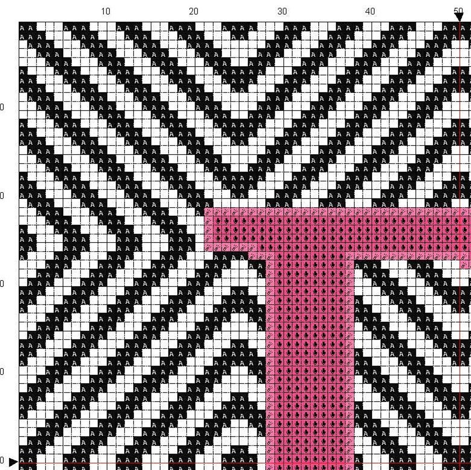Letter B, Cross Stitch Alphabet Pattern, Green, Monogram, Modern Decor ...