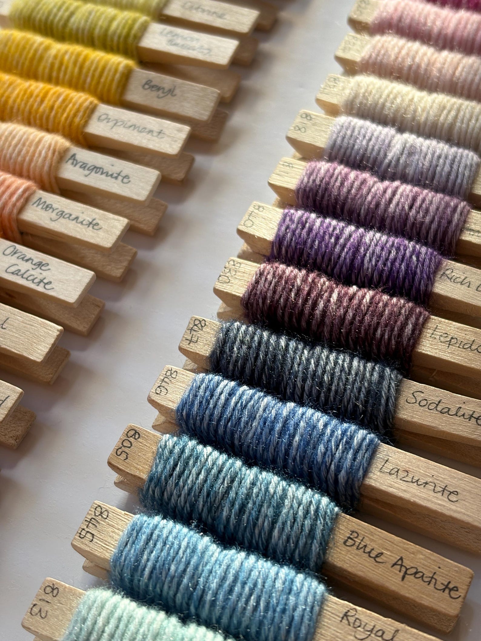 Scheepjes Stone Washed Yarn Pegs - Set of 52 - Etsy