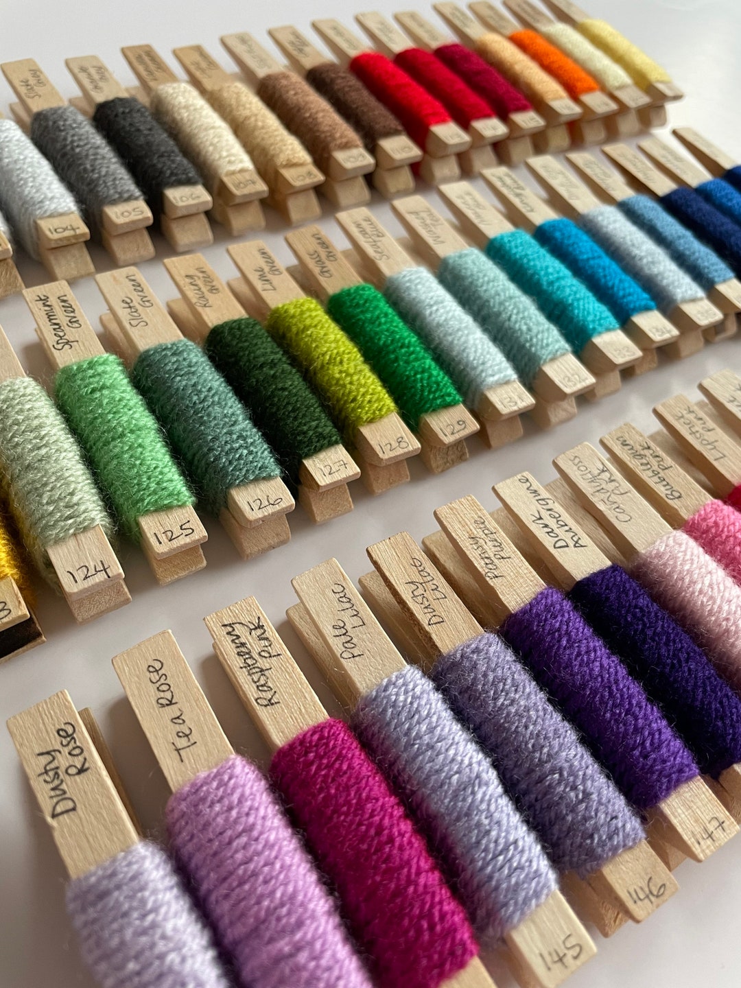 Paintbox Simply DK Yarn Pegs Set of 63 - Etsy