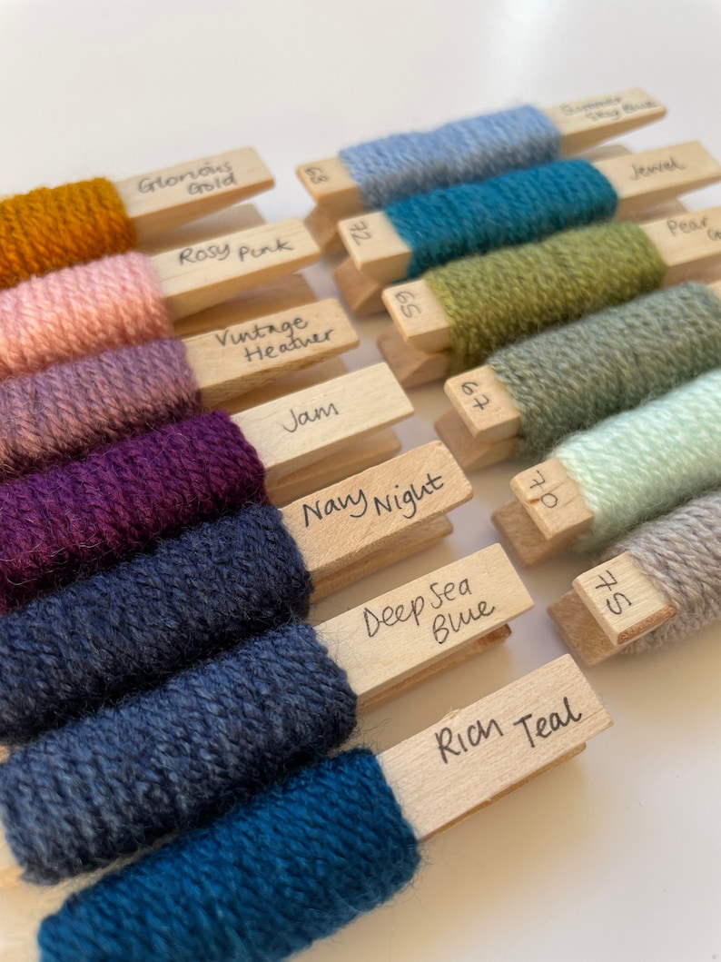 Yarn Pegs Paintbox Yarns Simply DK Top-up Set of 15 - Etsy