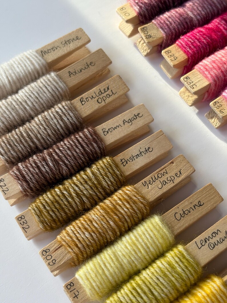 Scheepjes Stone Washed Yarn Pegs - Set of 52 - Etsy