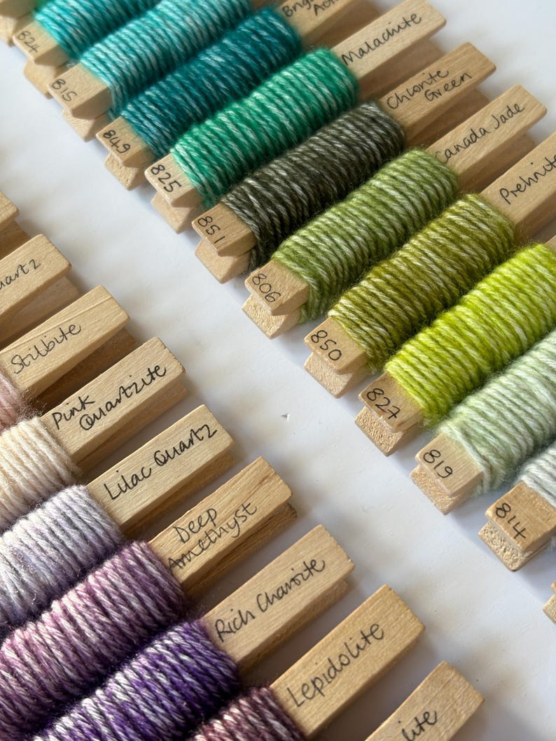 Scheepjes Stone Washed Yarn Pegs - Set of 52 - Etsy