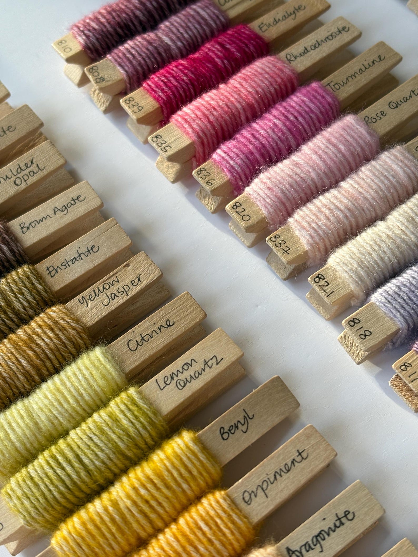 Scheepjes Stone Washed Yarn Pegs - Set of 52 - Etsy