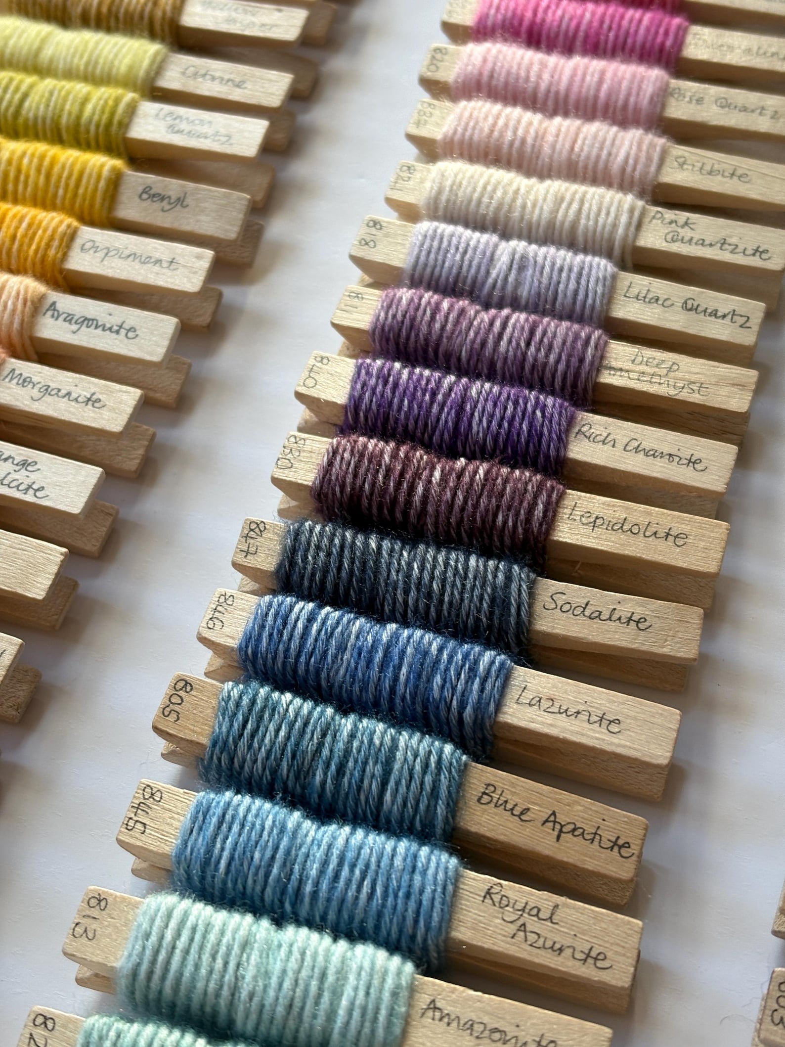 Scheepjes Stone Washed Yarn Pegs - Set of 52 - Etsy