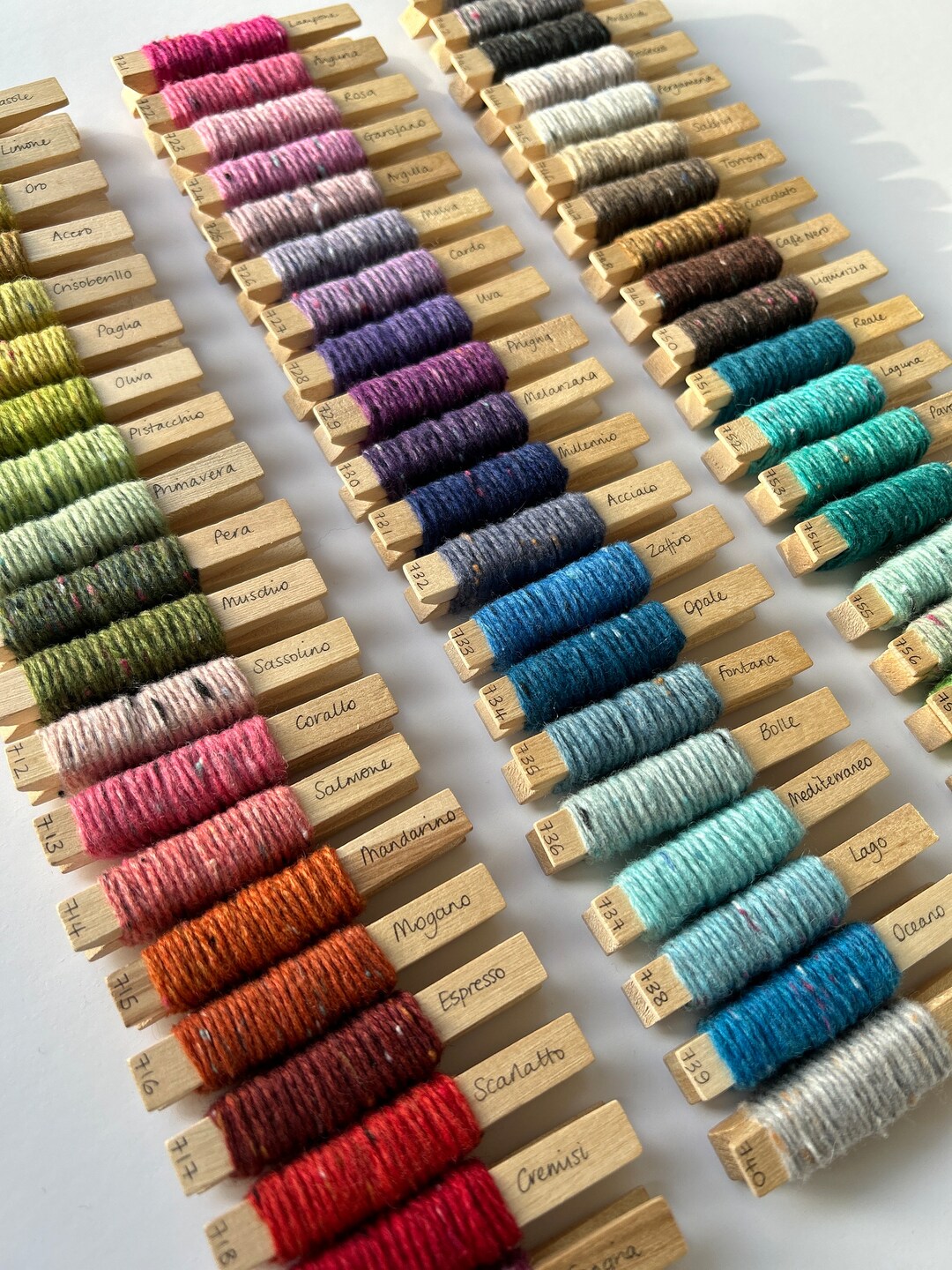 Scheepjes Terrazzo Yarn Pegs - Set of 60 - Etsy