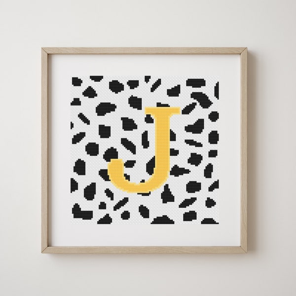 Letter J Embroidery - Etsy