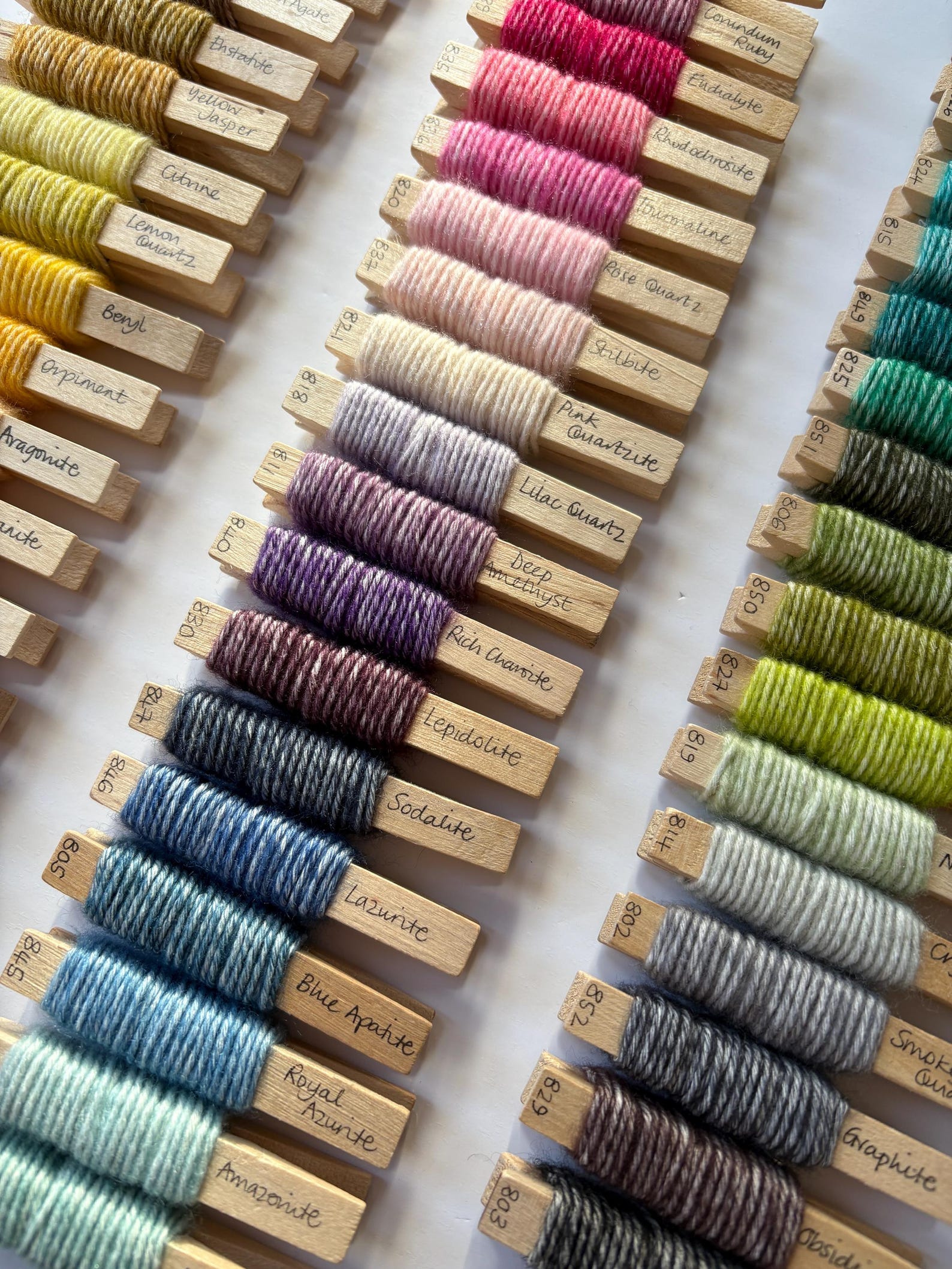 Scheepjes Stone Washed Yarn Pegs - Set of 52 - Etsy