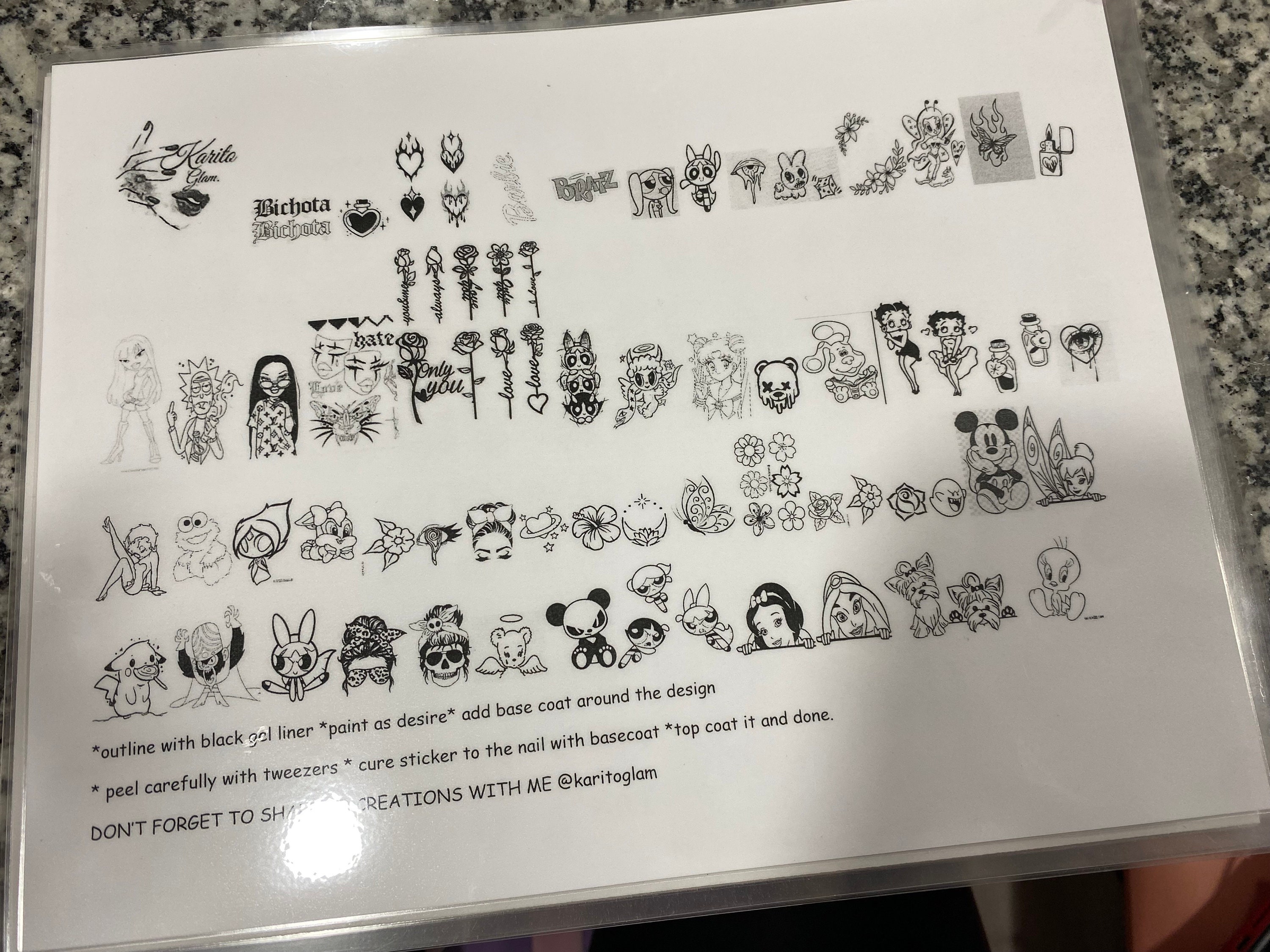 Nail Art Design Book - Etsy