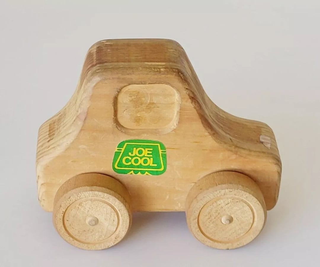 VINTAGE 1958 Aviva Toy Co Snoopy: Copr. 1958 Wooden Car 23 - Etsy