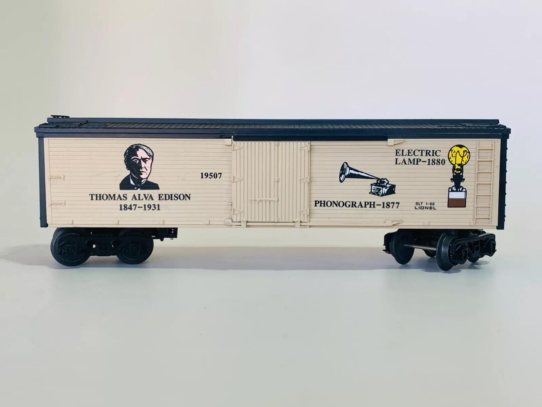 Lionel 6-19507 Thomas Alva Edison Reefer Train Car O Gauge - Etsy