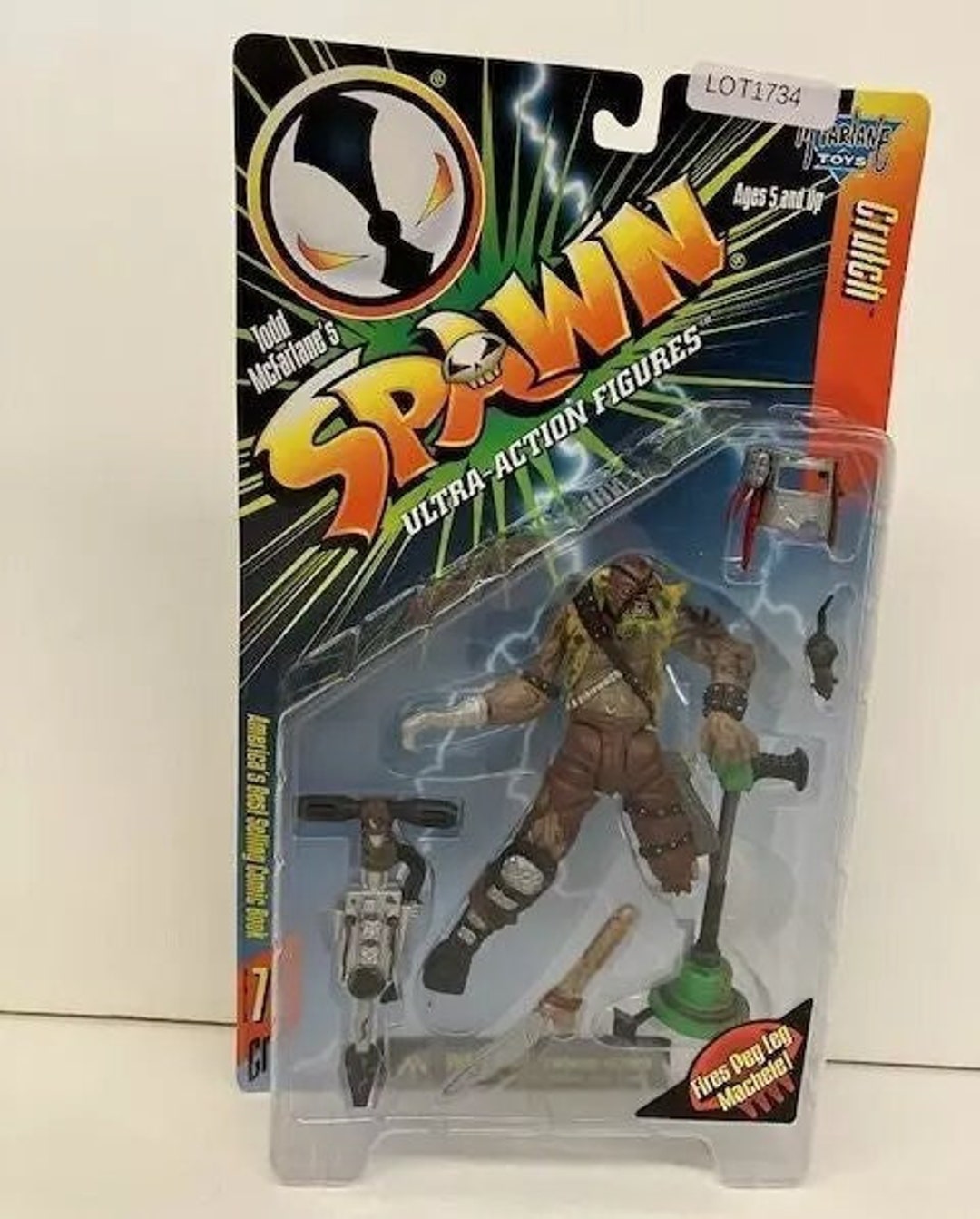 Mcfarlane Spawn /ultra-action Figures/ Series 7/ Crutch/fires Peg Leg ...