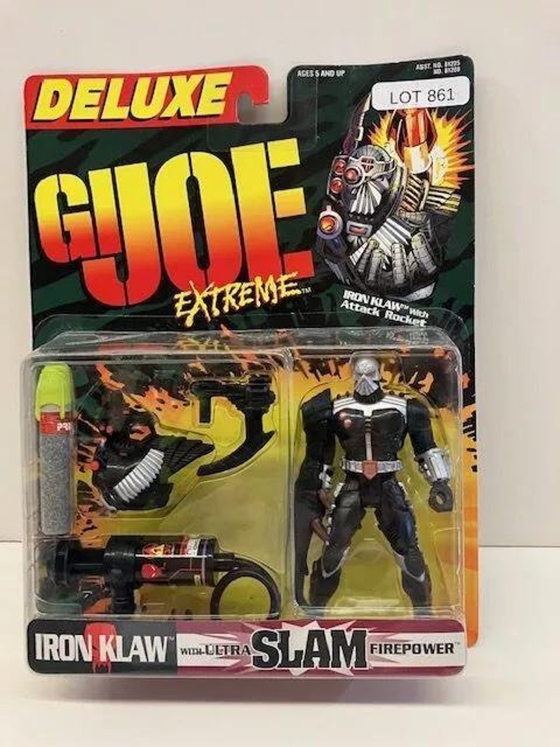Kenner/hasbro GI Joe Extreme/ Iron Klaw, W/ultra Slam Firepower Year ...
