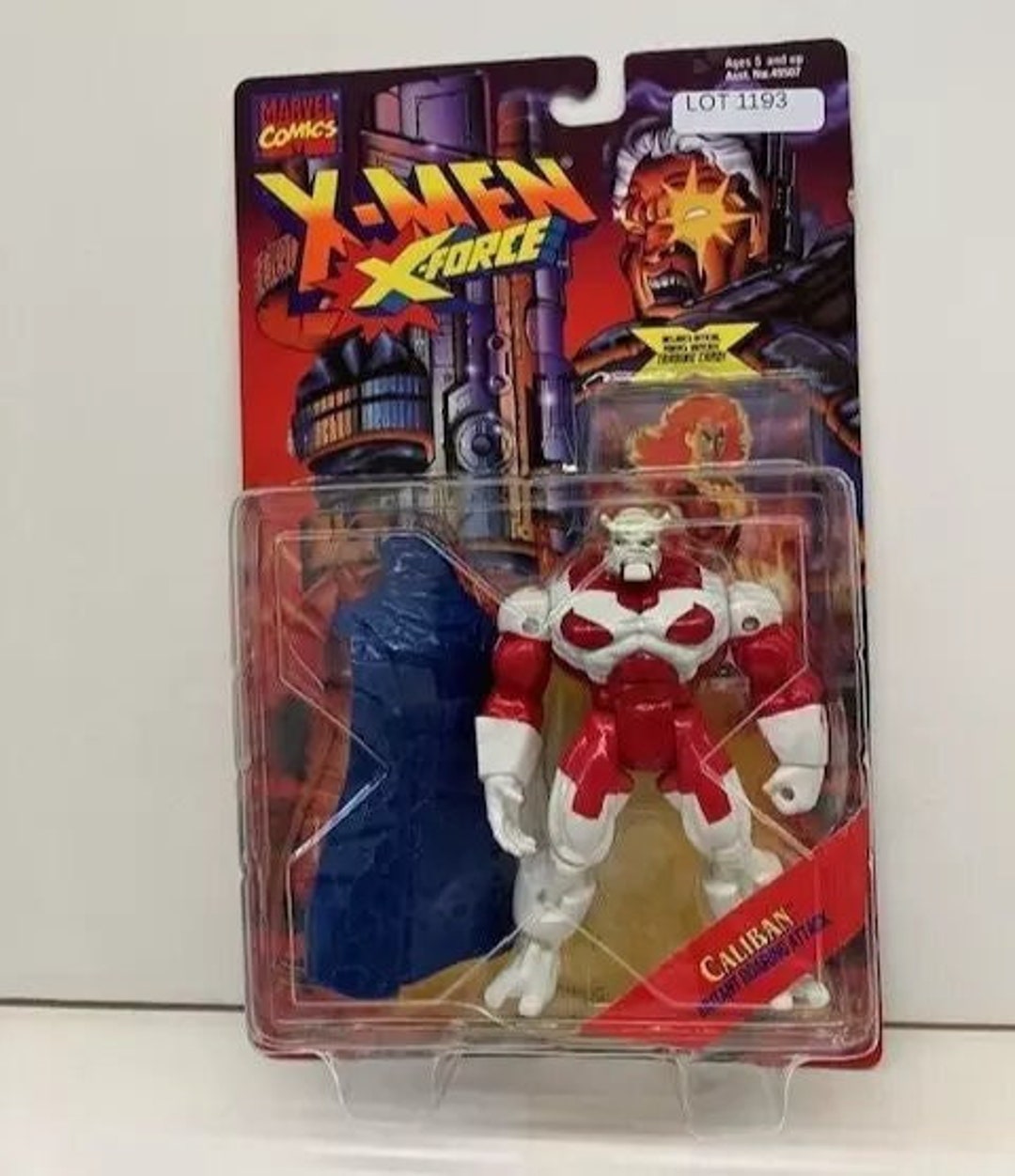 Toy Biz Mc/x-men X-force /caliban, Mutant Roaring Attack /trading Card ...