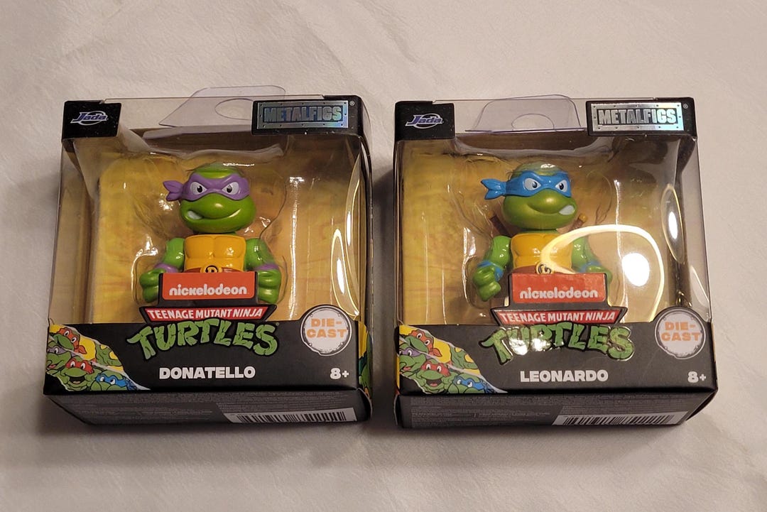 Lot 2 Jada METALFIGS TMNT Donatello and Leonardo Die Cast - Etsy