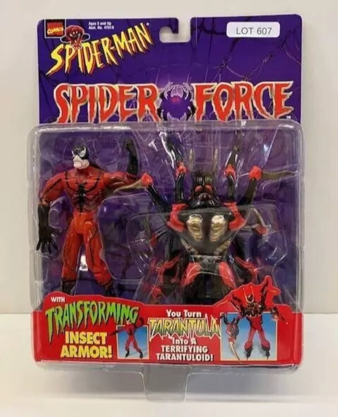 Toy Biz Spider-man Super Force Transforming Insect Armor Tarantula 1997 ...