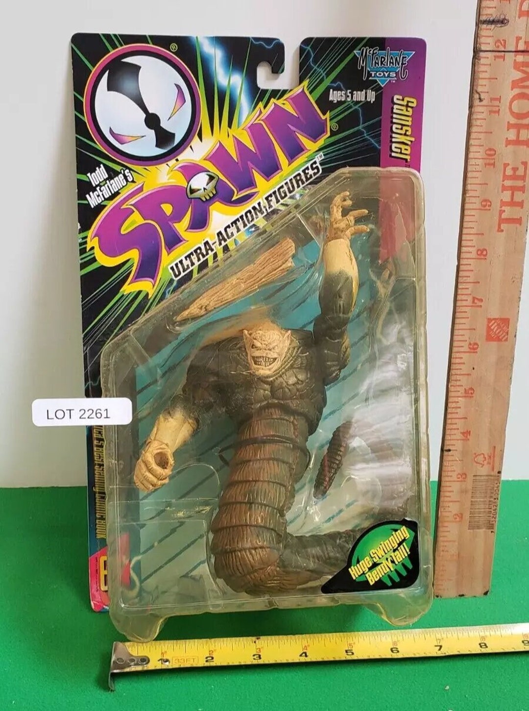 1996 Mcfarlane Spawn Ultra-action Figures Sansker Human Head Variant - Etsy
