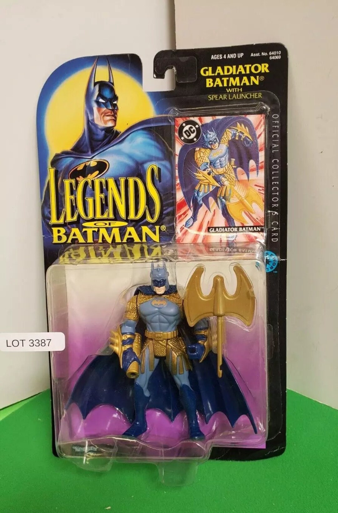 Legends of Batman Gladiator Batman Action Figure Exclusive W Spear ...