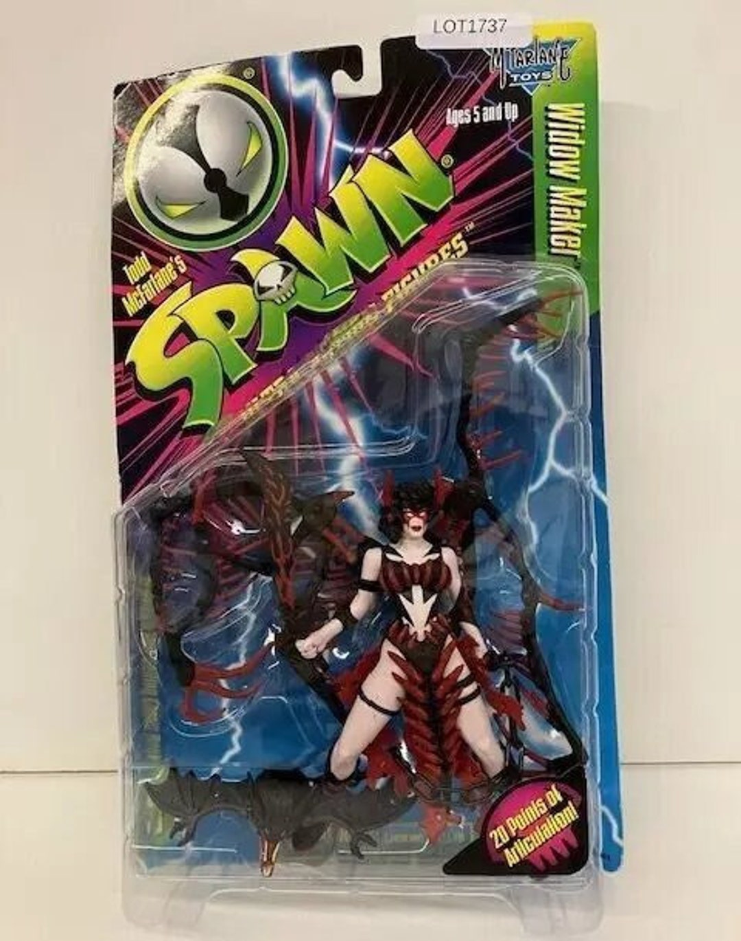 Mcfarlane Spawn/ultra-action Figures /series 5 /widow Maker, Articulated '96 - Etsy