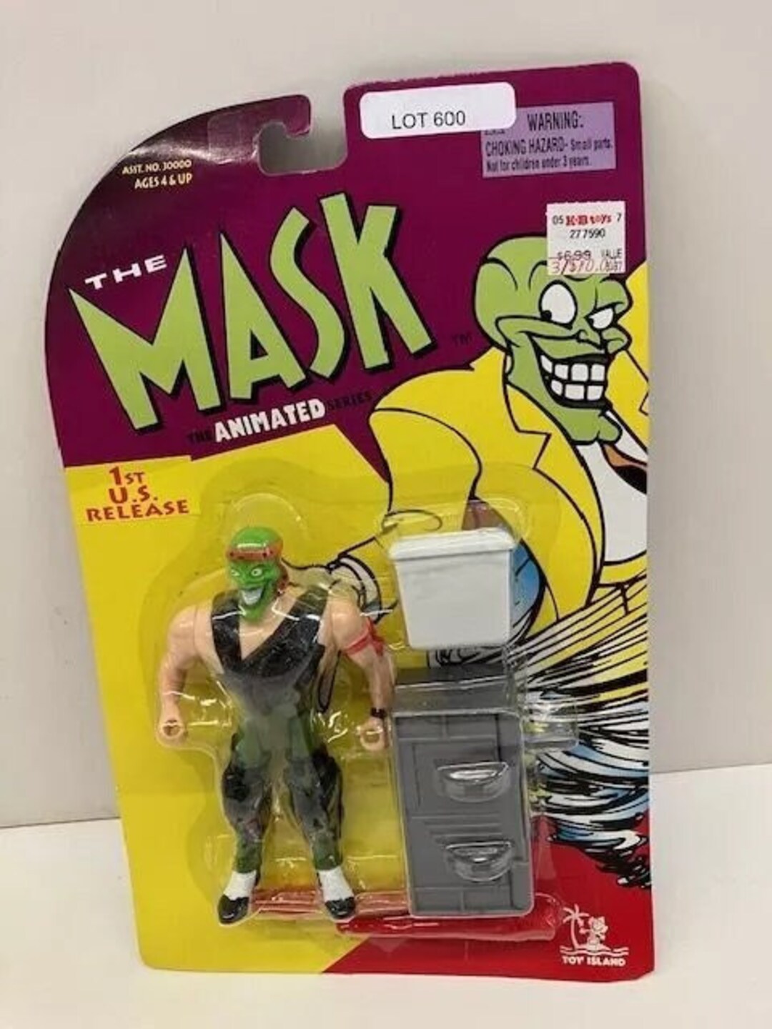 Toy Island the Mask the Animated Series Sgt. Mask W/cannon Case Year ...