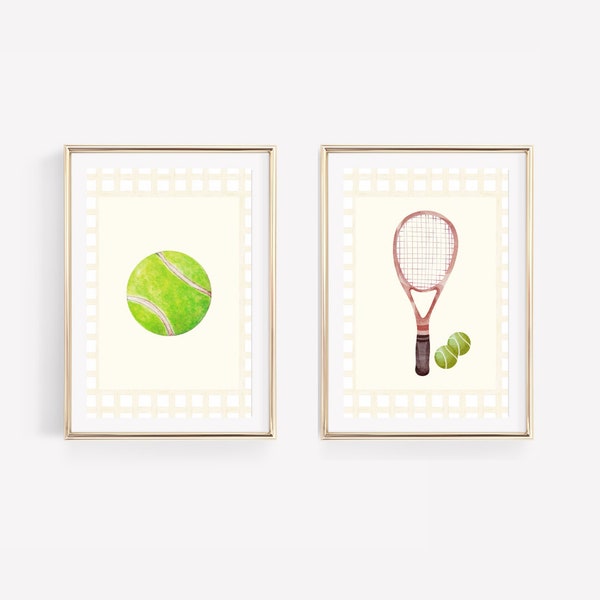 Tennis Print - Etsy