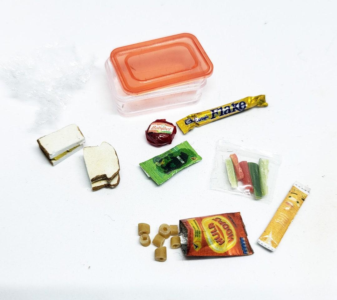 12th Scale Packed Lunch - 5 Miniature Food - Etsy