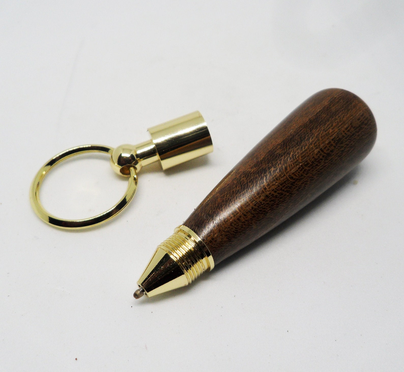 Mini Key Chain Pen From Walnut - Etsy