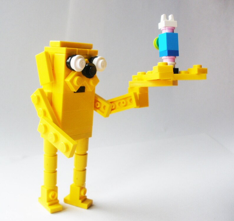 Jake the Dog and Finn the Human Adventure Time Inspired LEGO - Etsy