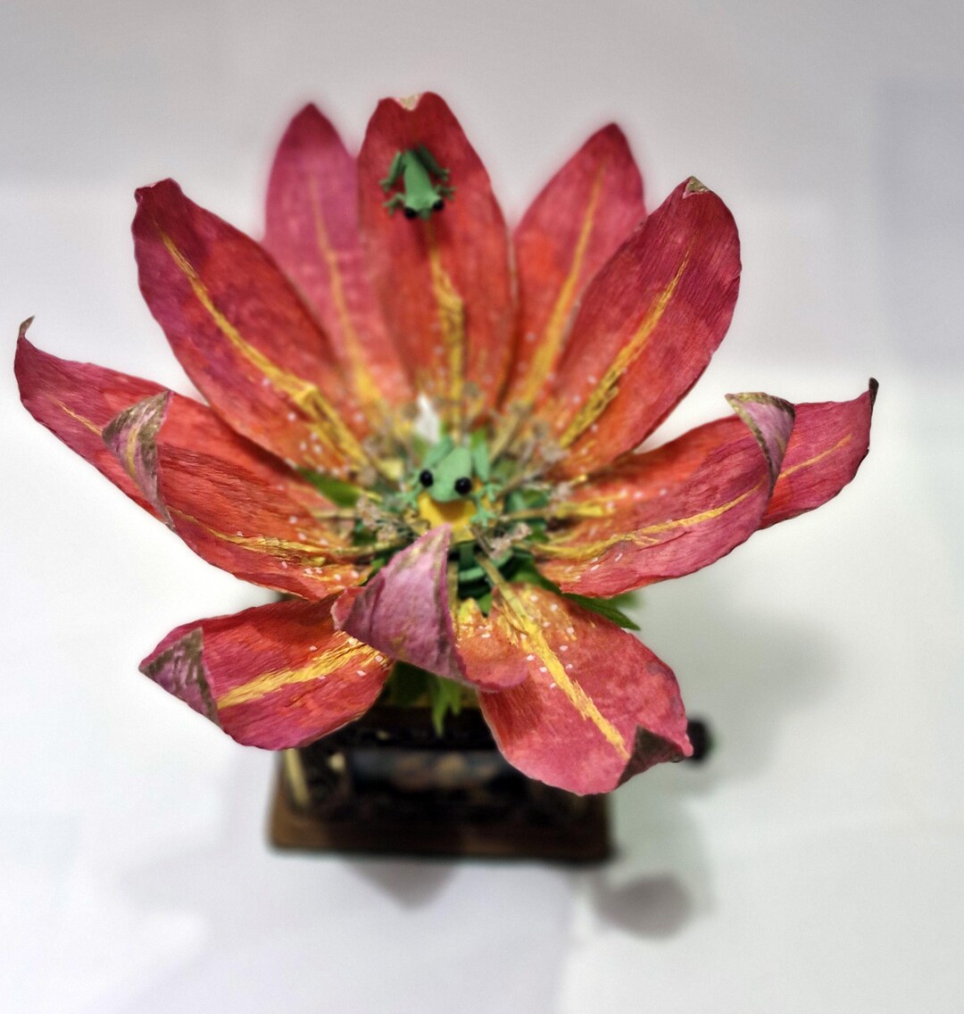 Frogs in the Flower Automata - Etsy