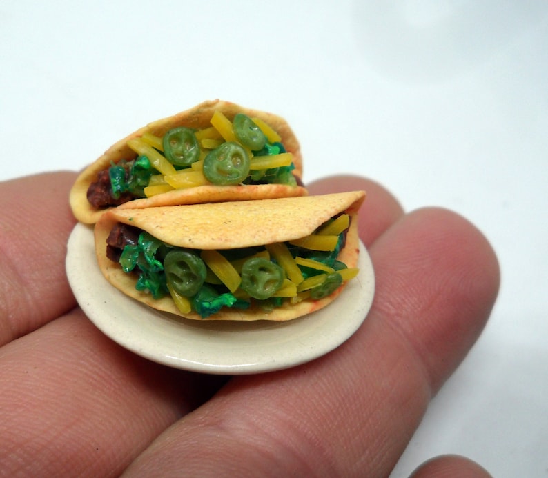 Tacos 12th Scale Miniature - Etsy