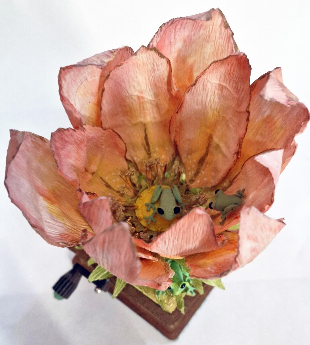 Frogs in the Flower Automata - Etsy