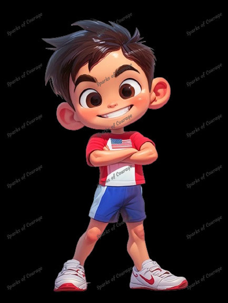 American Boy, SCUS24-M02, Sparks of Courage: Olympic Dreamers, Digital ...