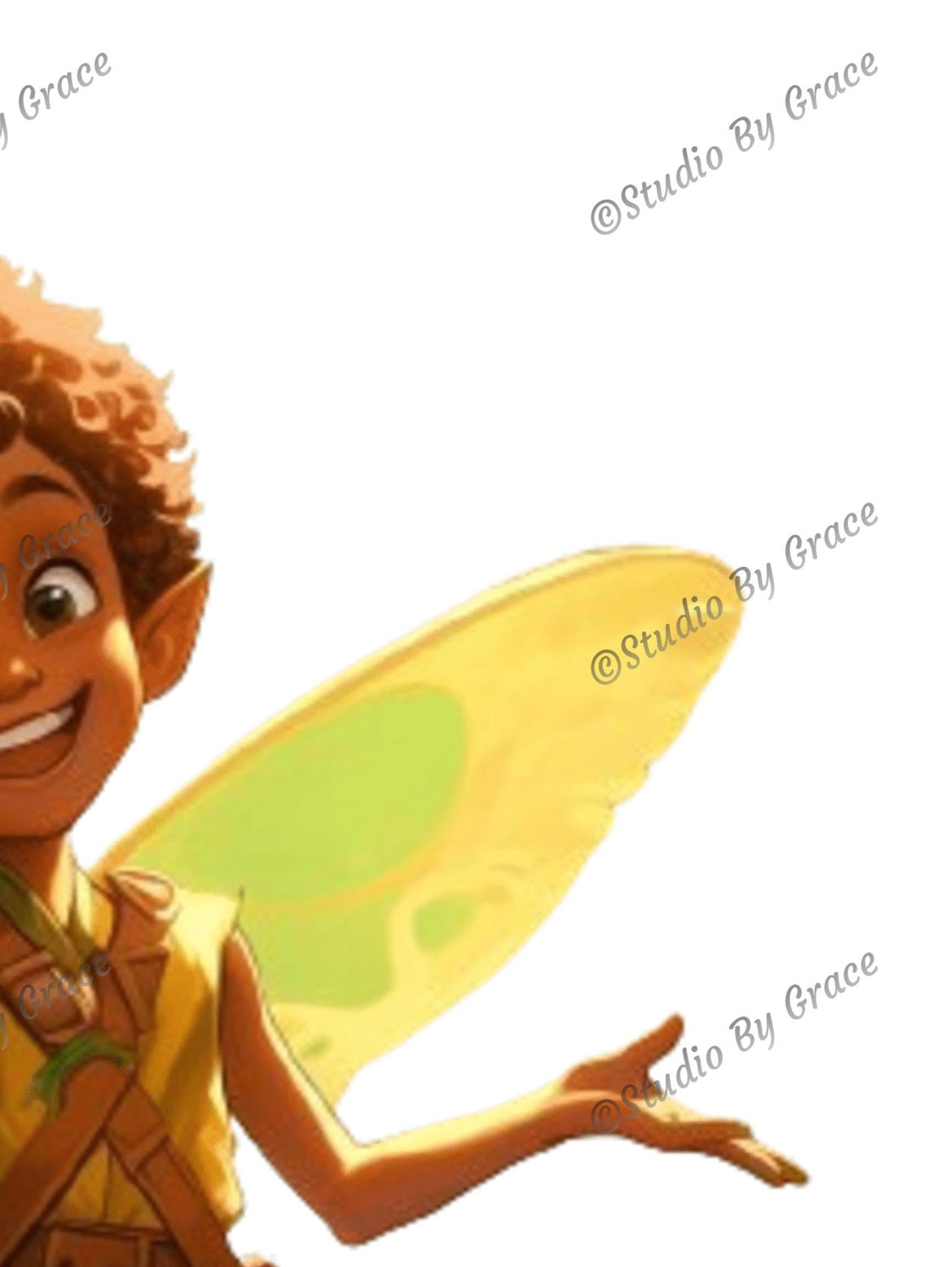Boy Fairy ETXX24-M03 Instant Download, Adorable Africa, Ethiopia, Cute ...