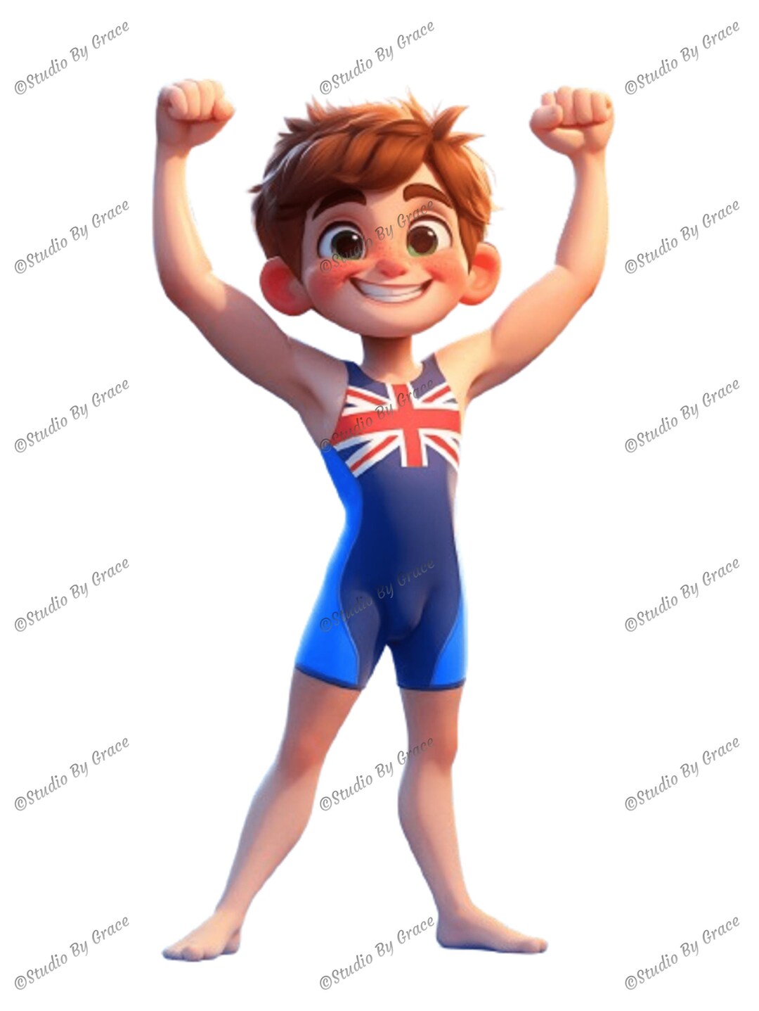 British Boy, SCGB24-M04, Instant Download, Team Great Britain, Olympic ...